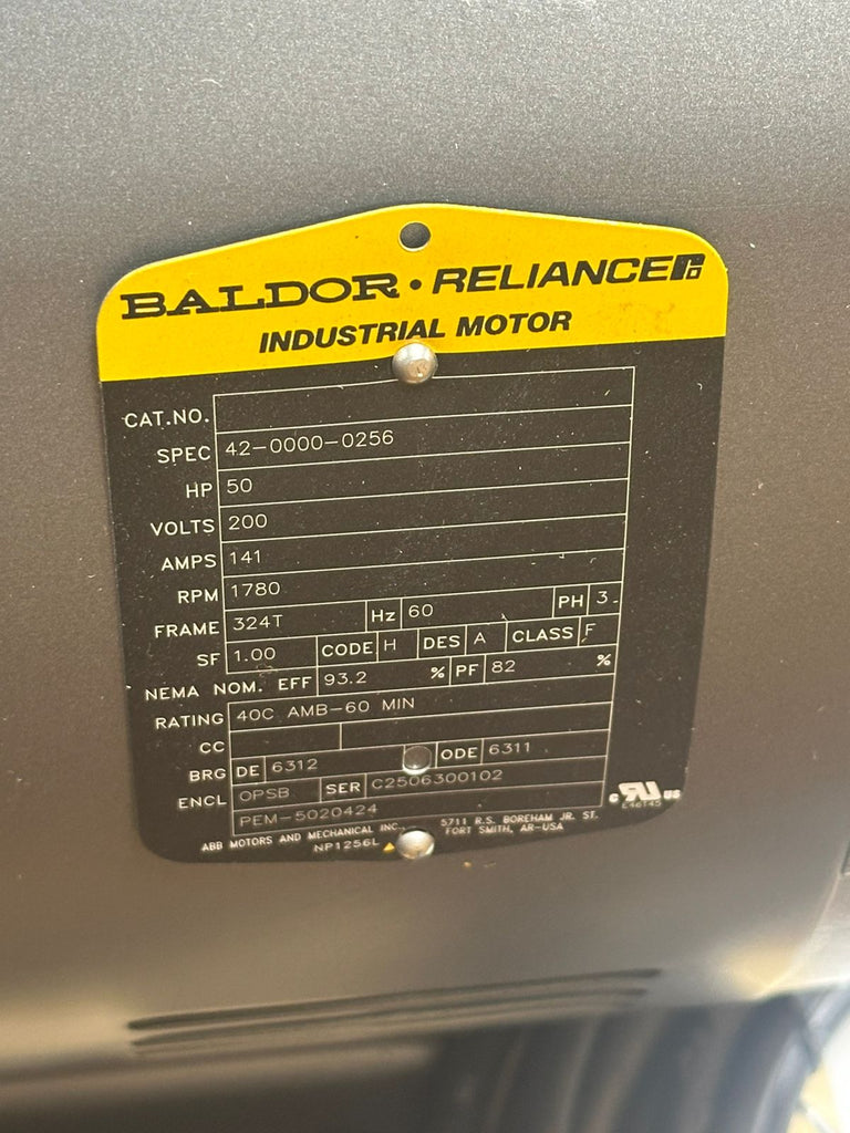 Baldor Hydraulic Elevator Pump Motor PEM-5020424 — North East Escalator ...