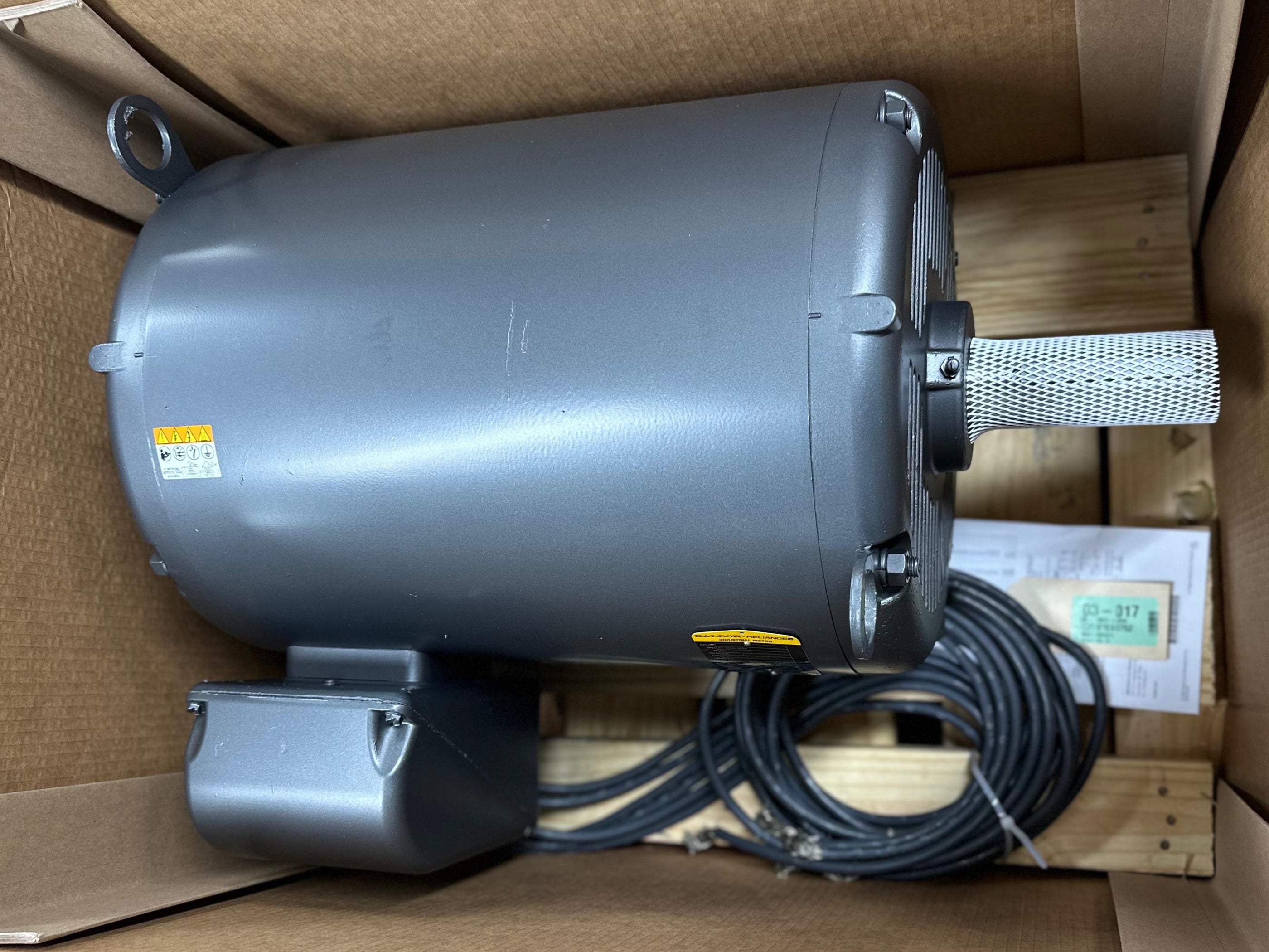 Baldor Hydraulic Elevator Pump Motor 60HP and 364T Frame PEM-6020464 ...