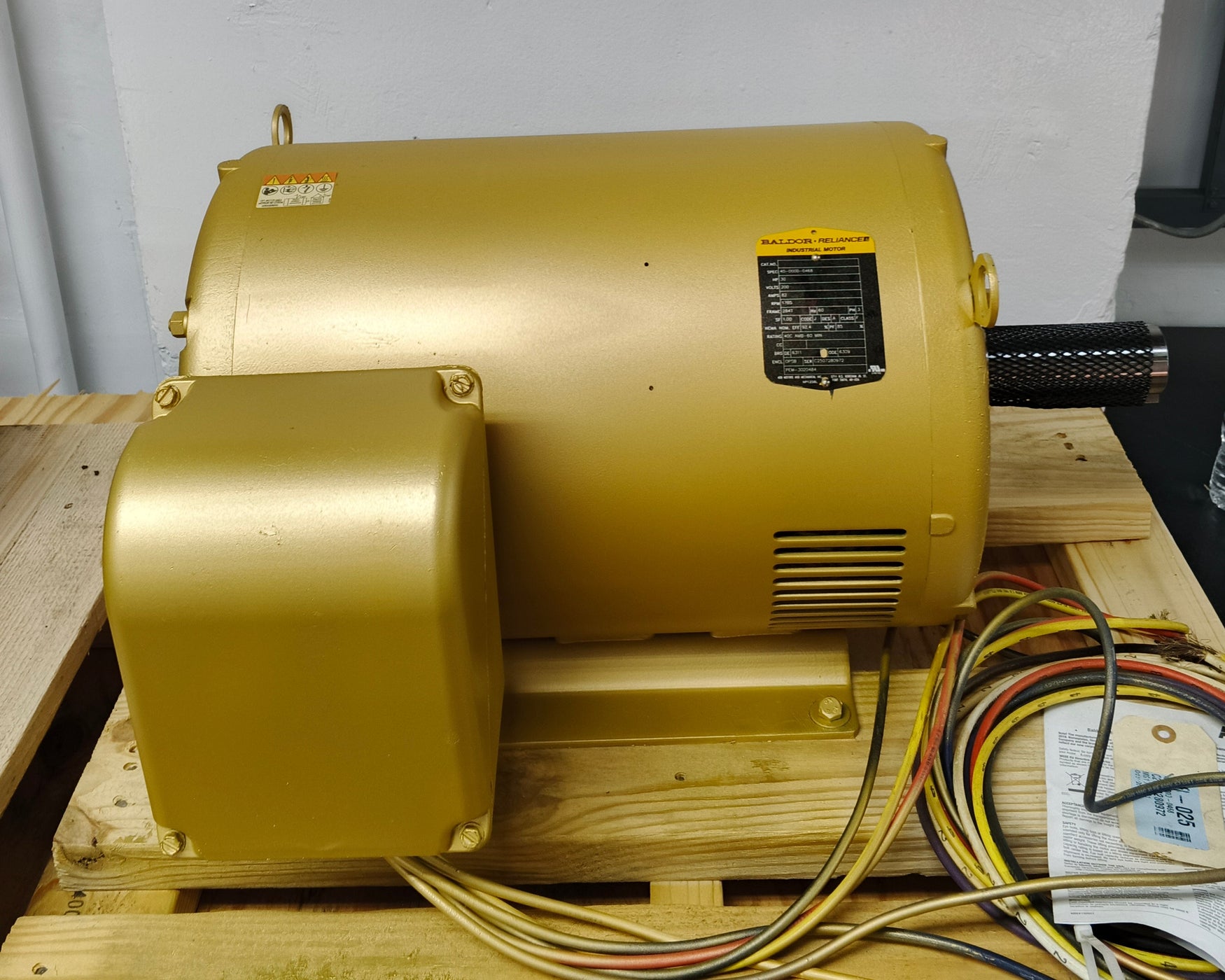 Baldor Hydraulic Elevator Pump Motor PEM-3020484 — North East Escalator ...