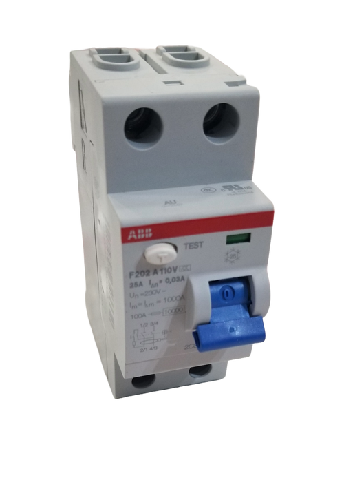 ABB F202A-25/0.03 110V — North East Escalator Parts