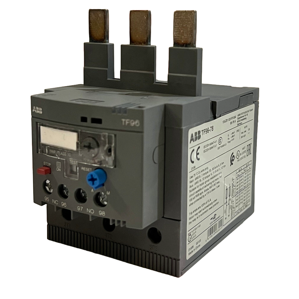 ABB Thermal Overload Relay TF96-60 — North East Escalator Parts