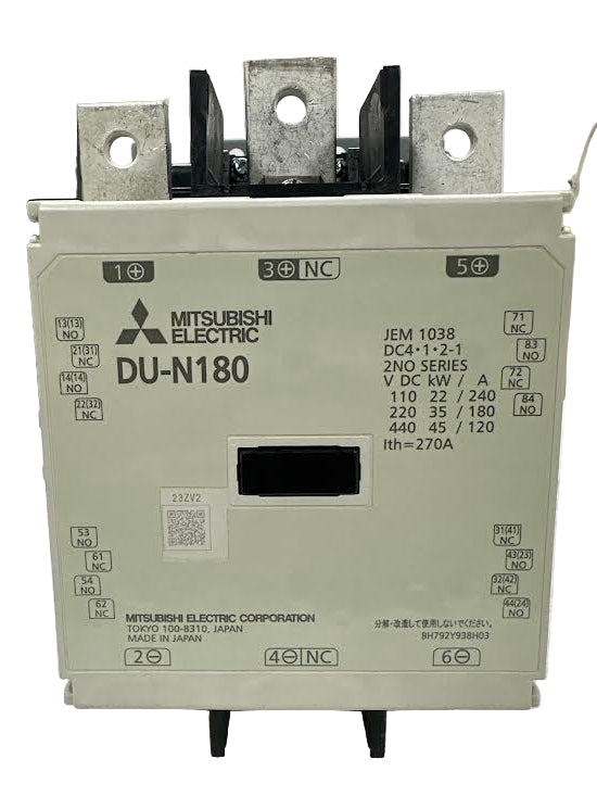 Mitsubishi Electric Corp. Magnetic Contactor DU-N180 — North East ...