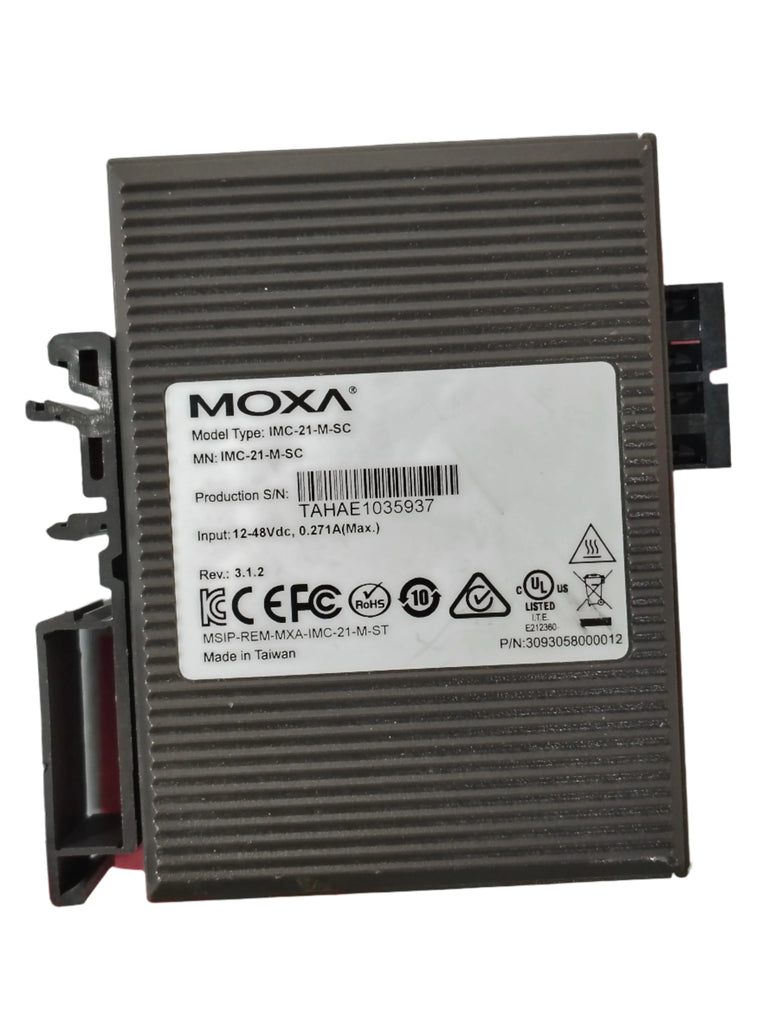 Moxa IMC-21-M-SC Industrial Media Converter — North East Escalator Parts