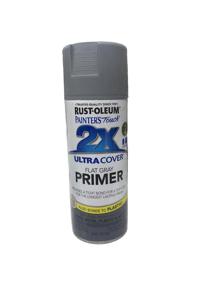 Rust-Oleum Flat Gray Primer Spray Paint — North East Escalator Parts