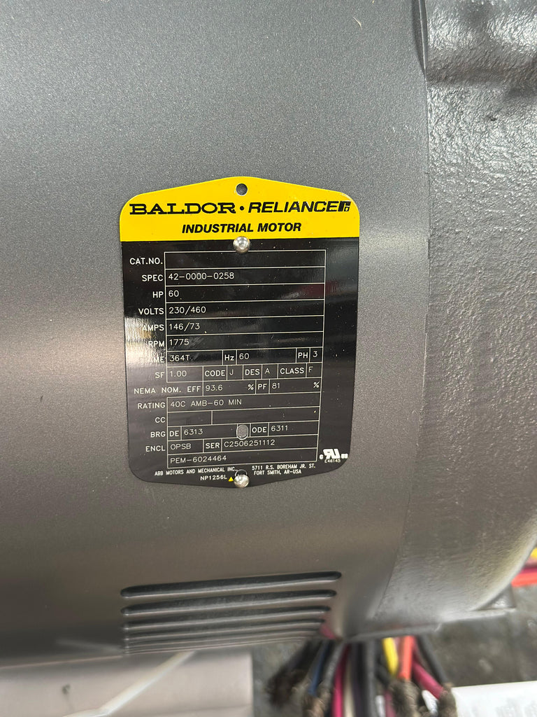 Baldor Hydraulic Elevator Pump Motor PEM-6024464 — North East Escalator ...