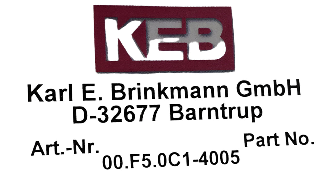 KEB Encoder Signal Feedback Cable 00.F5.0C1-4005 — North East Escalator ...