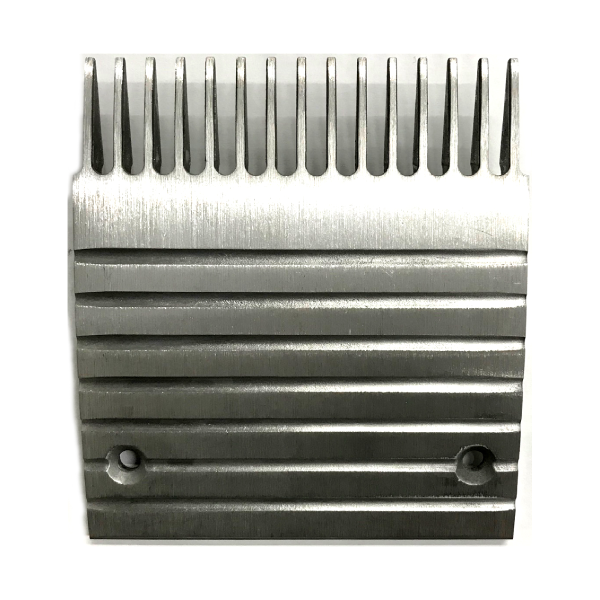 Otis J, UB Aluminum Comb Plate (5in 15T) — North East Escalator Parts