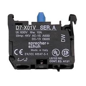 Sprecher + Schuh Contact Block D7-X01V — North East Escalator Parts